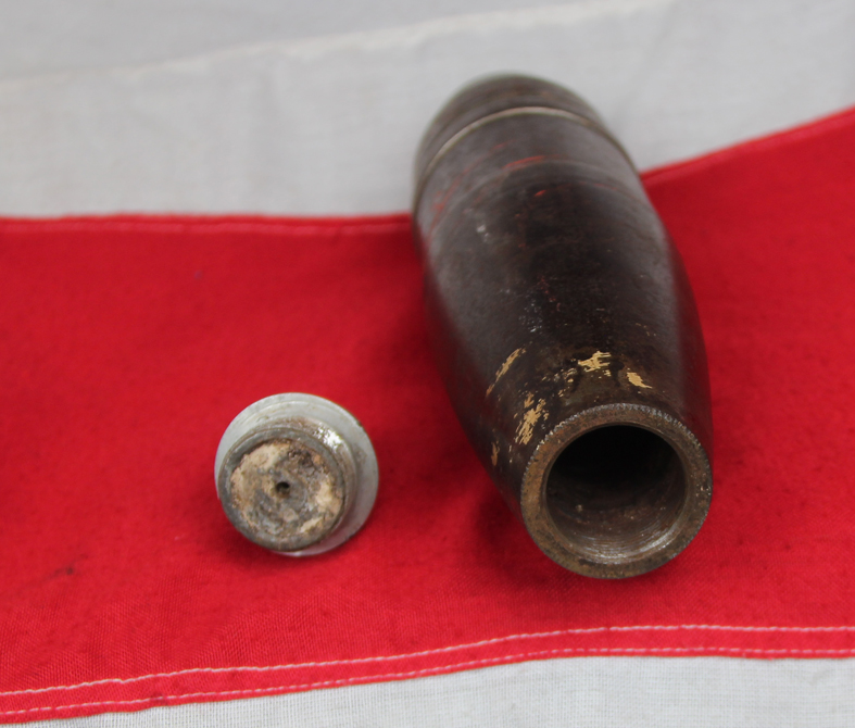 The Lanes Armoury | A Most Scarce Original German 75mm Cannon Shell ...