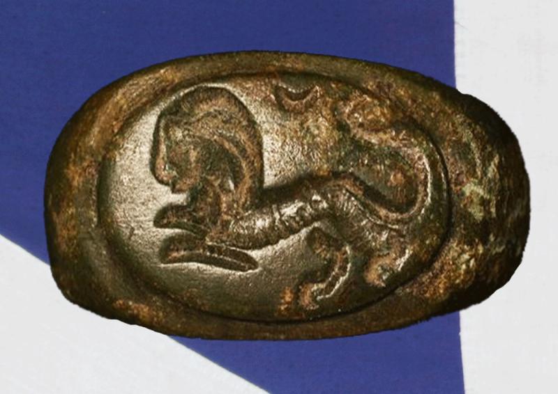 The Lanes Armoury | A Rare Original Roman Gladiator's Bronze Ring ...