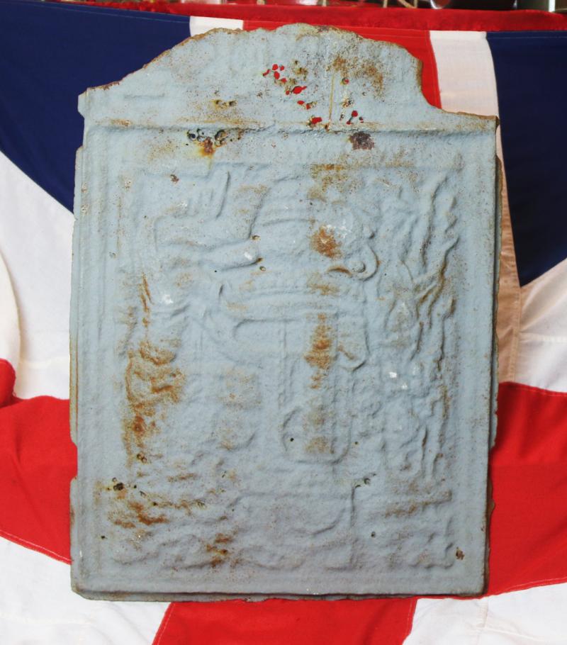 The Lanes Armoury | A Cast Iron FireBack From the Farm of La Haye ...