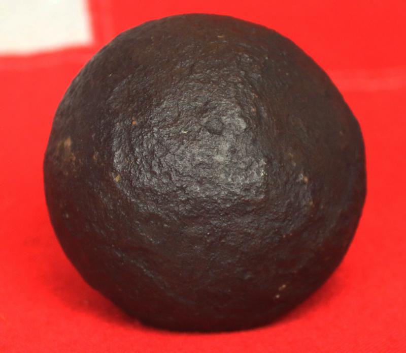 The Lanes Armoury | A French or British Six Pounder Cannon Ball ...
