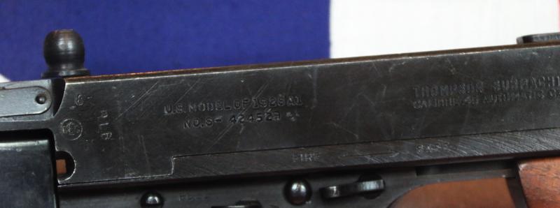 The Lanes Armoury | An Original 1928a1 Thompson 'Tommy' Submachine Gun ...