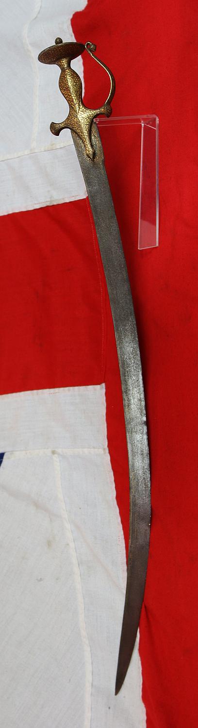 The Lanes Armoury | An I8-19th Century Damascus Gold Inlaid Hilted ...